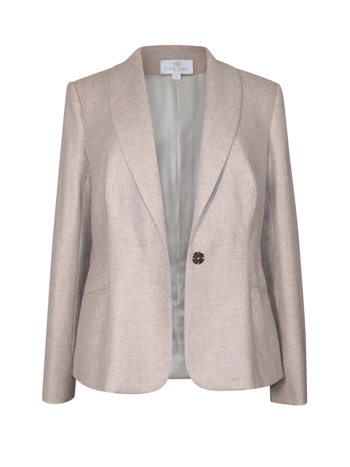 SAFIRO | Luxury Beige Cashmere Jacket